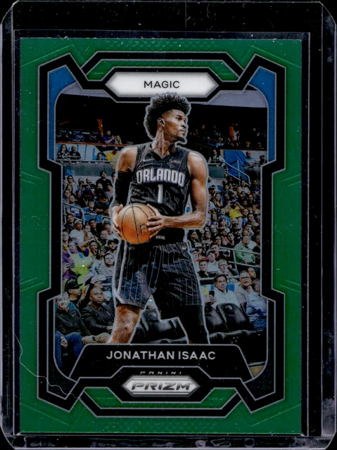 JONATHAN ISAAC 2023-24 Panini NBA Prizm réfracteur vert parallèle Orlando magie EUR 1,10 ...