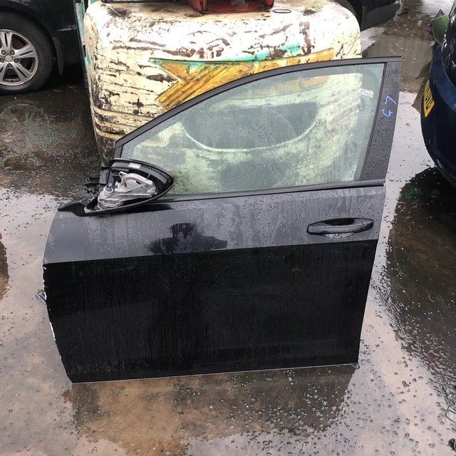 VW GOLF MK7 (13-20) Front Door Passenger Left Side In Black Without ...