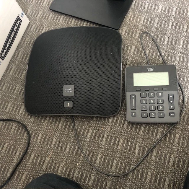 CISCO CP-8831 UNIFIED IP Conference Phone Base w/Keypad Unit Only $55. ...