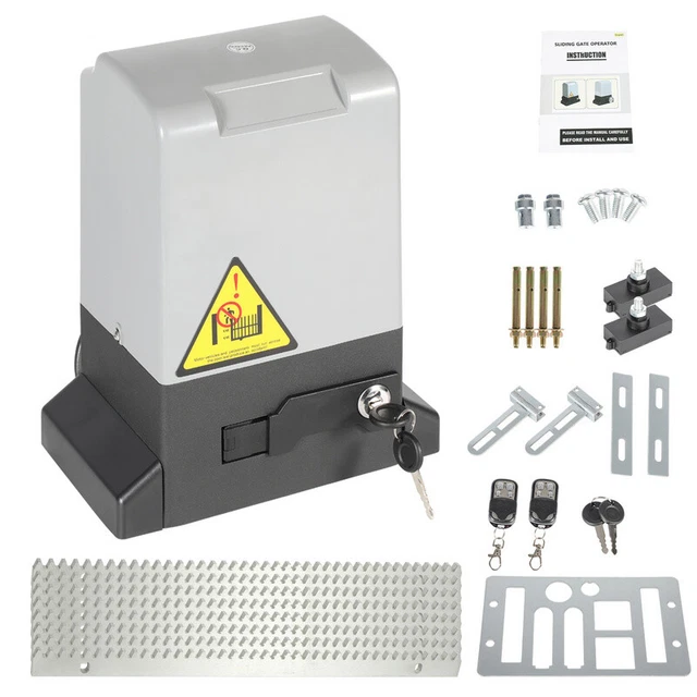 SCHIEBETORANTRIEB TORÖFFNER KOMPLETT-SET torantrieb 550W Motor 1200kg torantrieb EUR 150,99 ...