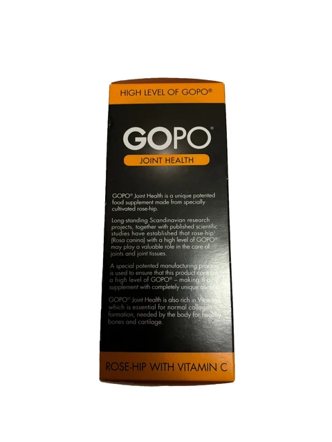 GOPO JOINT HEALTH Rose-hip with Vitamin C (200 Capsules)Brand New Long ...