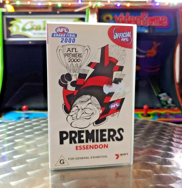 ESSENDON BOMBERS 2000 Premiers - 2000 Grand Final - AFL VHS Video Tape ...