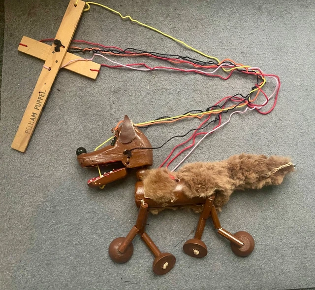 1950’S RARE VINTAGE Pelham ‘LA’ Brown Wolf Puppet £21.48 - PicClick UK