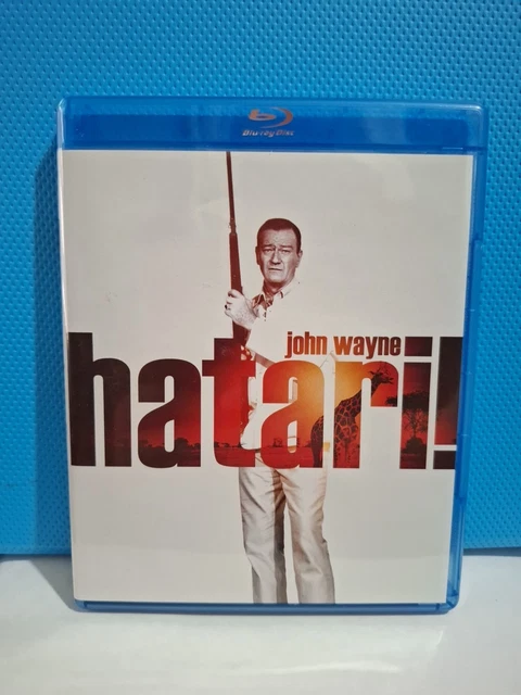 HATARI! 1962 Blu-ray John Wayne, Howard Hawks imported region free £9. ...
