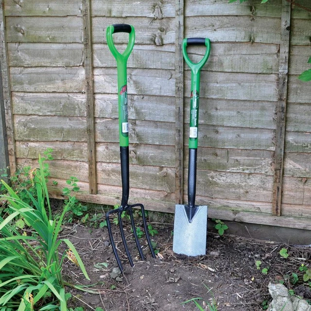 GARDEN FORK GARDEN Spade Digging Tool - Kikka Digga Auto Spade Wolf ...