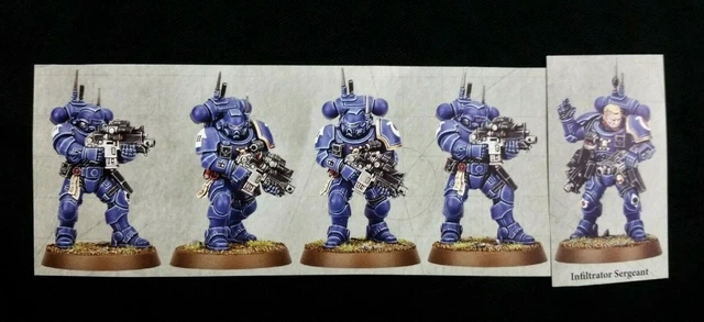 WARHAMMER 40K SPACE Marine Combat Patrol Primaris Infiltrators Squad A ...
