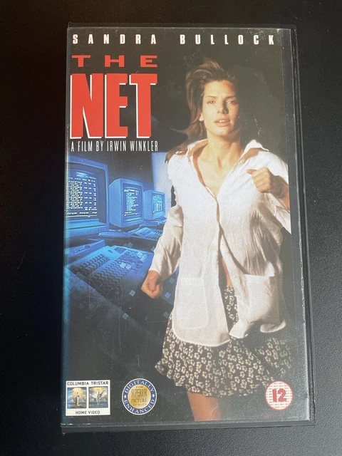 THE NET (VHS) 1995 Sandra Bullock, Jeremy Northam Move (slightly faded ...