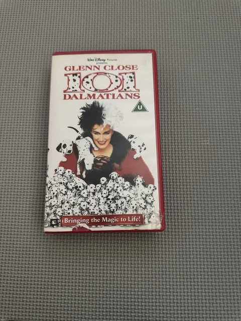 101 DALMATIANS LIVE Action WALT DISNEY UK PAL VHS VIDEO 1997 Glenn ...