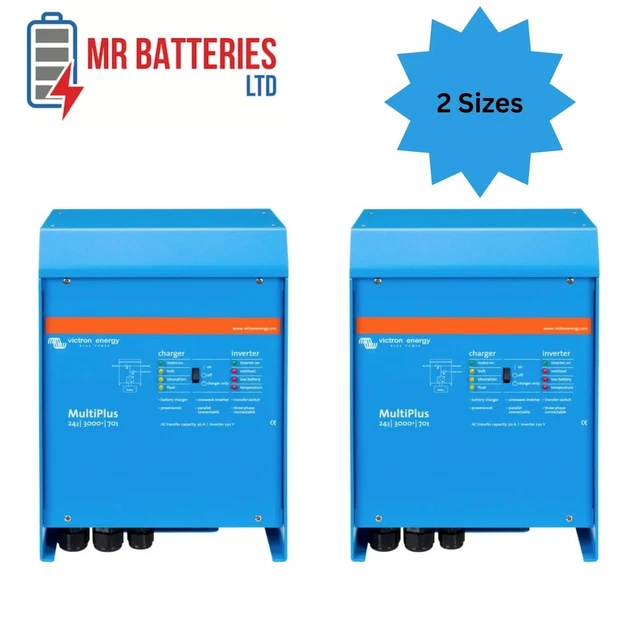VICTRON ENERGY MULTIPLUS 24V Inverter Charger 2000W 50A & 3000W 70A ...