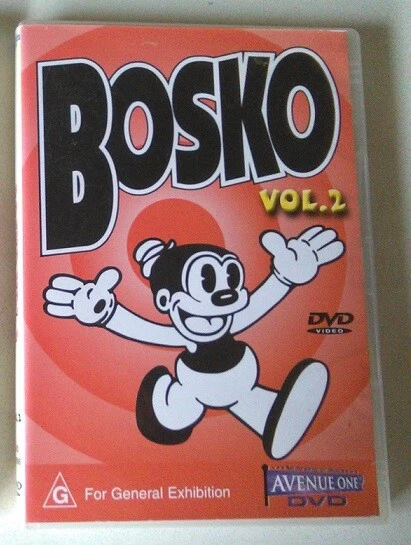 BOSKO VOLUME 2 dvd REGION 0 vintage cartoon series RARE OOP looney ...