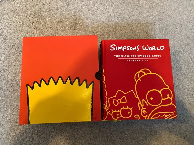 SIMPSONS WORLD THE Ultimate Episode Guide Seasons 1-20 Hardcover - NEW ...