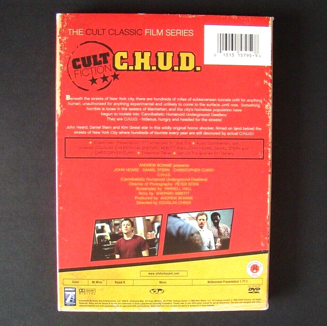 C.H.U.D. DVD 2008 Anchor Bay Sci-Fi Horror Film 1984 CHUD Very Rare HTF ...