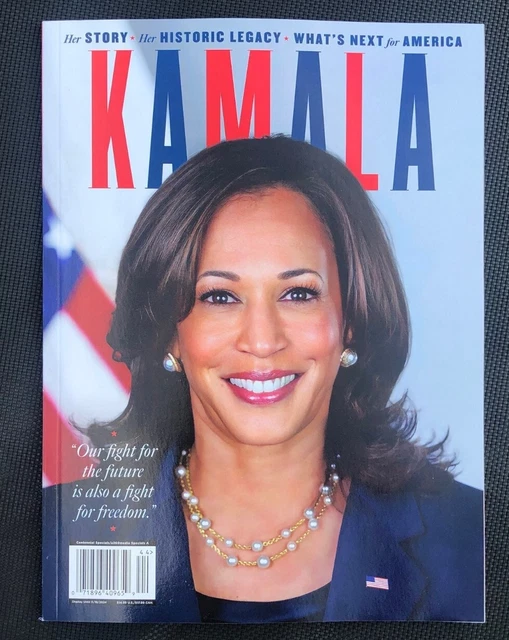 KAMALA HARRIS MAGAZINE SPECIAL EDITION 2024 A360 MEDIA life Time £9.71 ...