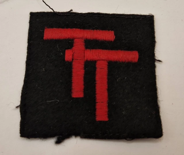 WW2 BRITISH ARMY 50th Infantry Division Cloth Formation Flash Sign ...