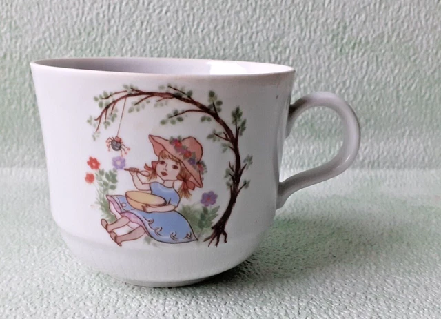 KAHLA PORZELLAN KINDERTASSE N13 GDR/ DDR Zeit Tasse ,,Mädchen auf der Wiese" EUR 6,00 - PicClick DE