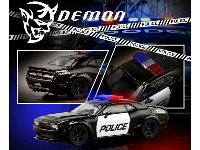 DODGE CHALLENGER SRT Hellcat - Widebody - Police - FineWorks 1:64 £38. ...