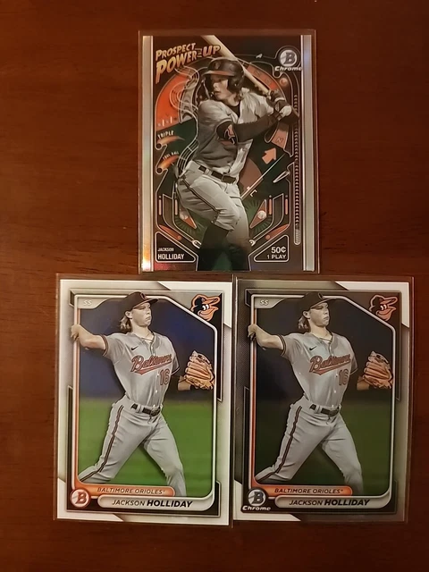 2024 BOWMAN JACKSON Holliday #bp-47 carta # BCP-47 accensione cromata e ...