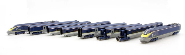 N SCALE EUROSTAR e300 New Livery Version 8-Car Standard Set - KATO #10 ...