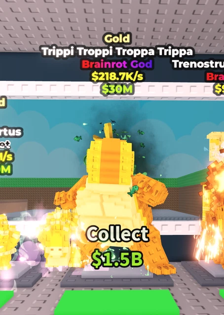 STEAL A BRAINROT Trippi Troppi Troppa Trippa Gold £1.16 - PicClick UK