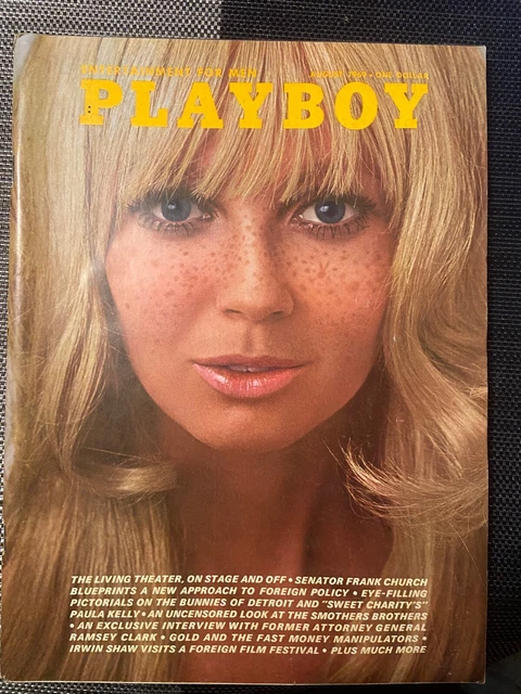 VINTAGE 1969 AUGUST Play Boy Magazin/Komplett! Debbie Hooper ...