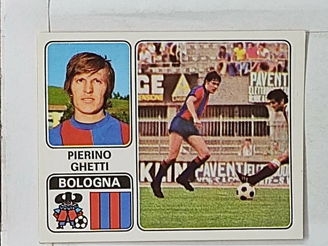 FIGURINA CALCIATORI PANINI 1972/73 GHETTI BOLOGNA n 51 OTTIMA CON ...