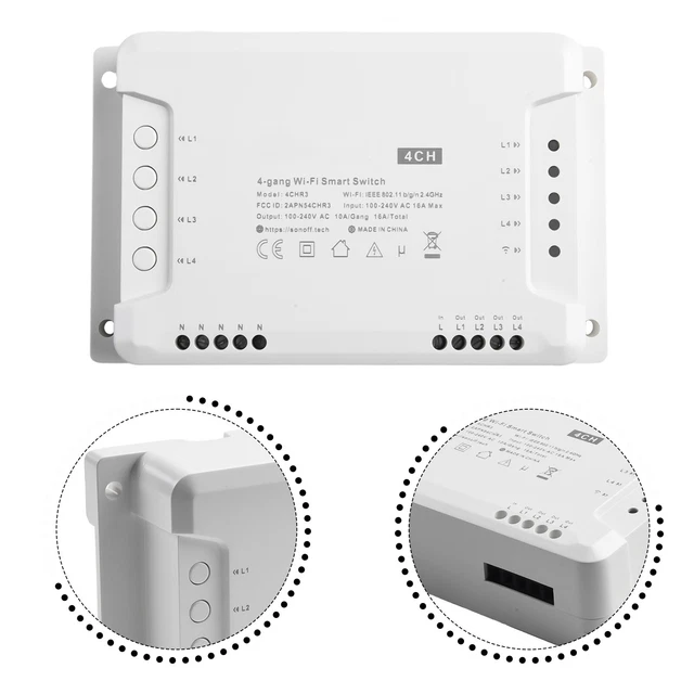 SMART SWITCH ACCESSORIES Connected Device Controller Electric 10A Relay ...