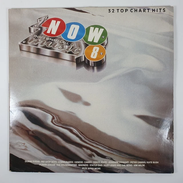 NOW THATS WHAT I Call Music 8 Vinyl 12" Double LP Record EMI 1986 VG+ ...