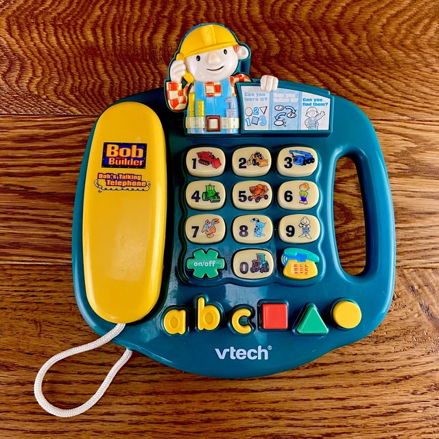 VTECH BOB THE Builder Bob Bobs Telefono Parlante Luci Apprendimento ...