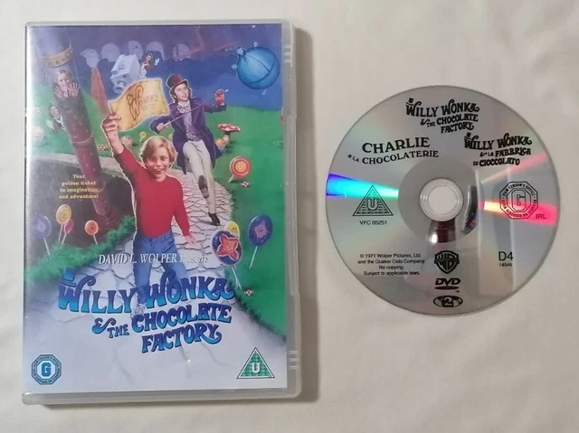 DVD - WILLY Wonka & The Chocolate Factory DVD PAL R2 Roald Dahl Gene ...
