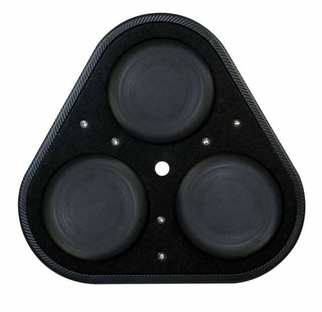 BLACK AIR WHEEL Well Triple 8 Inch Passive Radiator Active Subwoofer ...