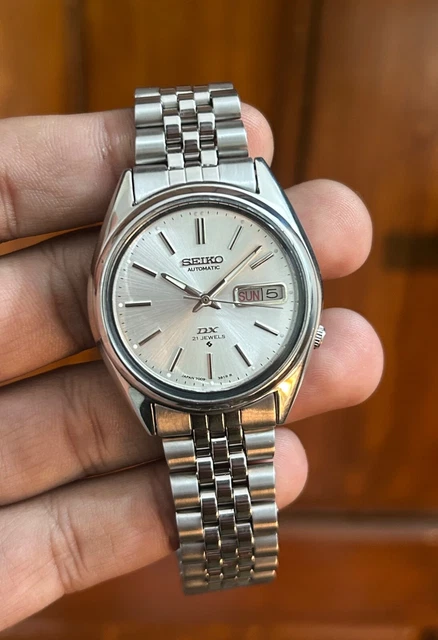 SEIKO 5 AUTOMATIC 17 Jewel Silver Dial SNXS Japan Men's Watch cal-7009 ...