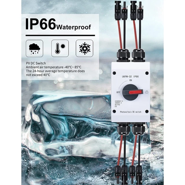 SOLAR-ISOLATOR PV-TRENNSCHALTER UKPM-IP66 Zubeh?r Leitungsschutzschalter 1Satz EUR 82,30 ...