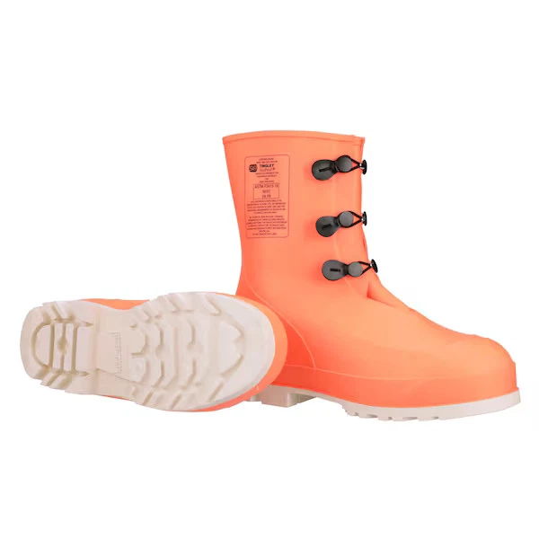 TINGLEY MEN'S HAZPROOF Mid Rubber Boots, Steel Toe, 11" Height, Orange ...