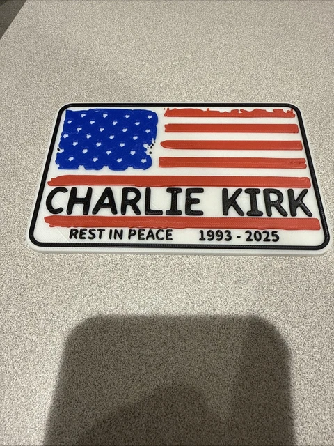 CHARLIE KIRK SIGN American flag $19.52 - PicClick CA