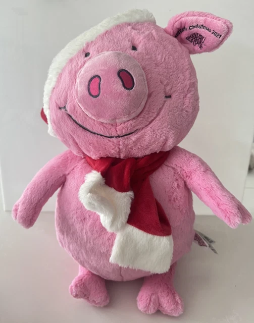 M&S PERCY PIG Giant Plush Toy With Santa's Hat Soft Large Kids Special ...