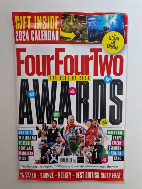 FOURFOURTWO MAGAZINE 2024 Calendar Awards 2023 Football Best Player ...