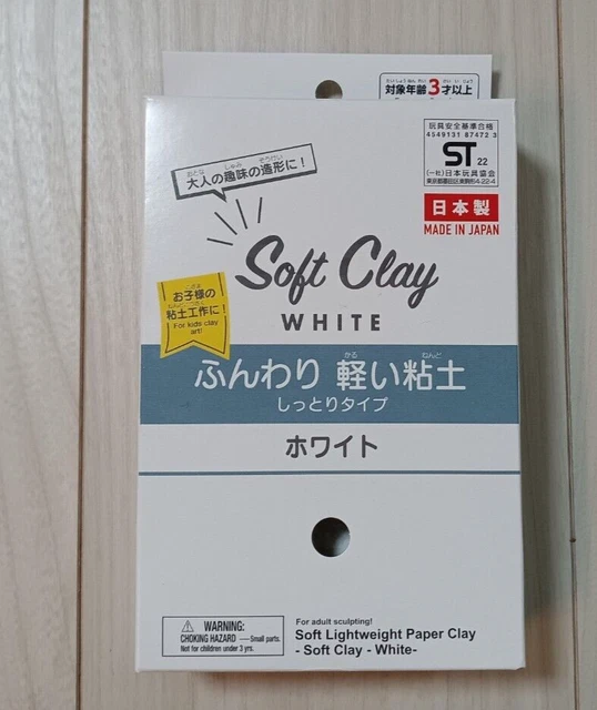 DAISO JAPAN SOFT Lightweight Paper Clay White Color 10 set from Japan £ ...
