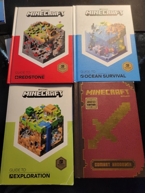 MINECRAFT COMPLETE HANDBOOK Collection 4 Book Set Mojang $19.99 - PicClick