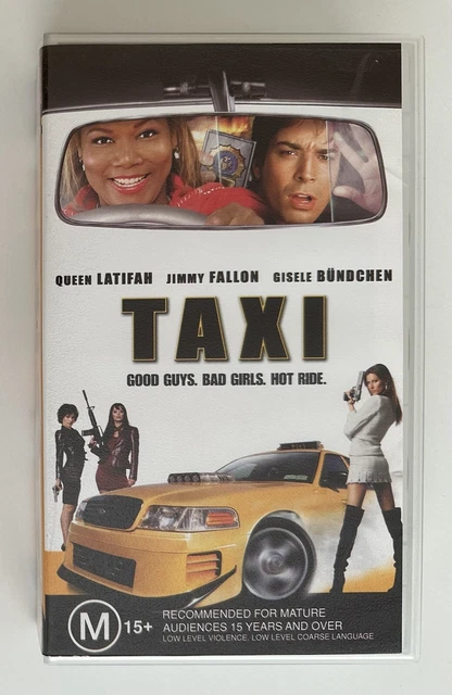 TAXI [VHS] 20TH Century Fox Ex-Rental Video Tape Jimmy Fallon Action ...