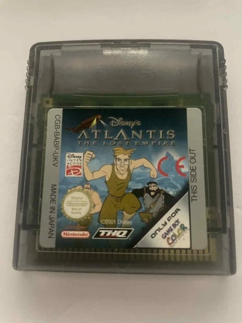 NINTENDO GAMEBOY COLOR Game Disneys Atlantis The Lost Empire Vgood ...