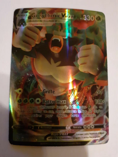 CARTE POKÉMON GORYTHMIC Vmax PV 330 FR EUR 7,00 - PicClick FR