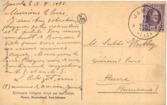 BASUTOLAND SOUTH AFRICA - Seminaire Indigene -702736 EUR 12,50 ...