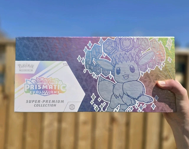 POKÉMON TCG PRISMATIC Evolutions Super Premium Collection Sealed UK £ ...