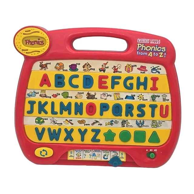 VTECH LITTLE SMART " PHONICS FROM A to Z "Alphabet Learning Toy ...
