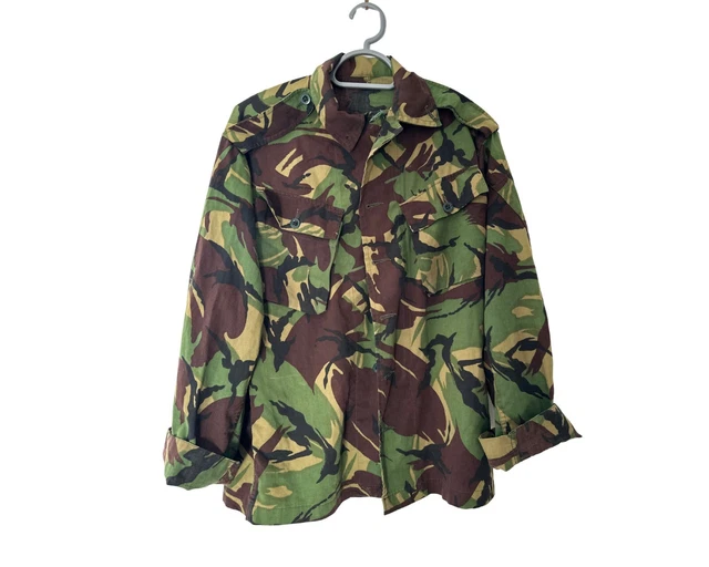 BRITISH DPM JUNGLE Combat Shirt Tropical Camouflage lightweight Size ...