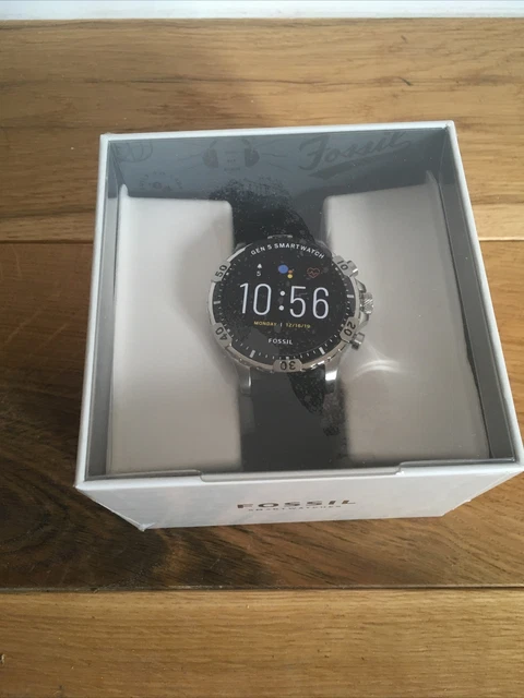 SMARTWATCH FOSSIL GENERATION 5 Garrett HR Smart Watch argento nero ...