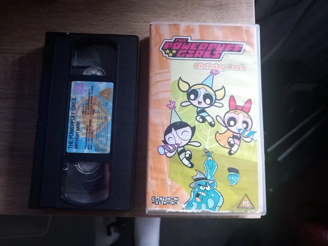 CARTOON NETWORK THE Powerpuff Girls Birthday Bash (2002, PG) PAL VHS ...