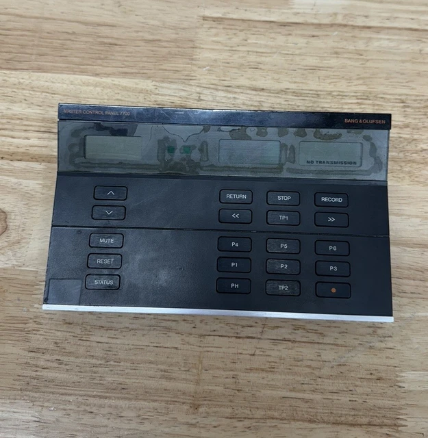 BANG OLUFSEN MASTER Control Panel MCP 7700 Remote B&O Beocenter ...