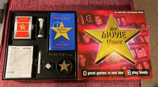 THE MOVIE GAME Vintage Movie Trivia Quiz Game Smart Cookie Games 2002 £ ...