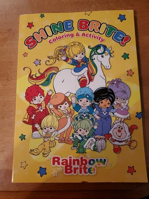 RAINBOW 🌈 BRITE Shine Brite! Coloring & Activity Book 80 Pages $5.00 ...